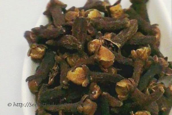About Cloves (Laung) : Indian food, cooking tips, recipe & secrets